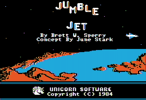 Jumble Jet (1984) - MobyGames
