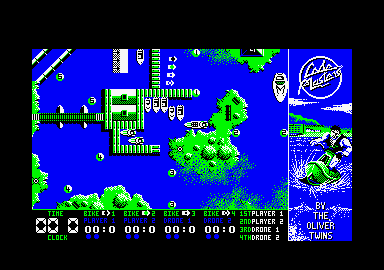 Screenshot of Jet Bike Simulator (Amstrad CPC, 1988) - MobyGames
