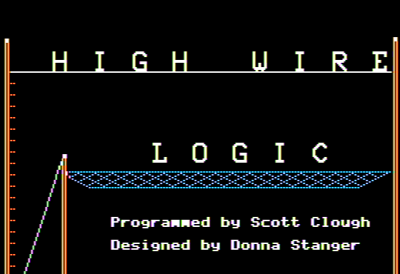 High Wire Logic (1985) - MobyGames