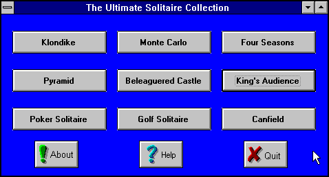 The Ultimate Solitaire Collection (1994) - MobyGames