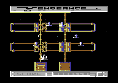 Screenshot of Vengeance (Commodore 64, 1987) - MobyGames