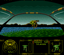 Screenshot of MechWarrior (SNES, 1993) - MobyGames