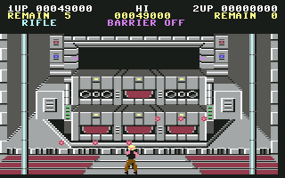 Screenshot of Contra (Commodore 64, 1987) - MobyGames