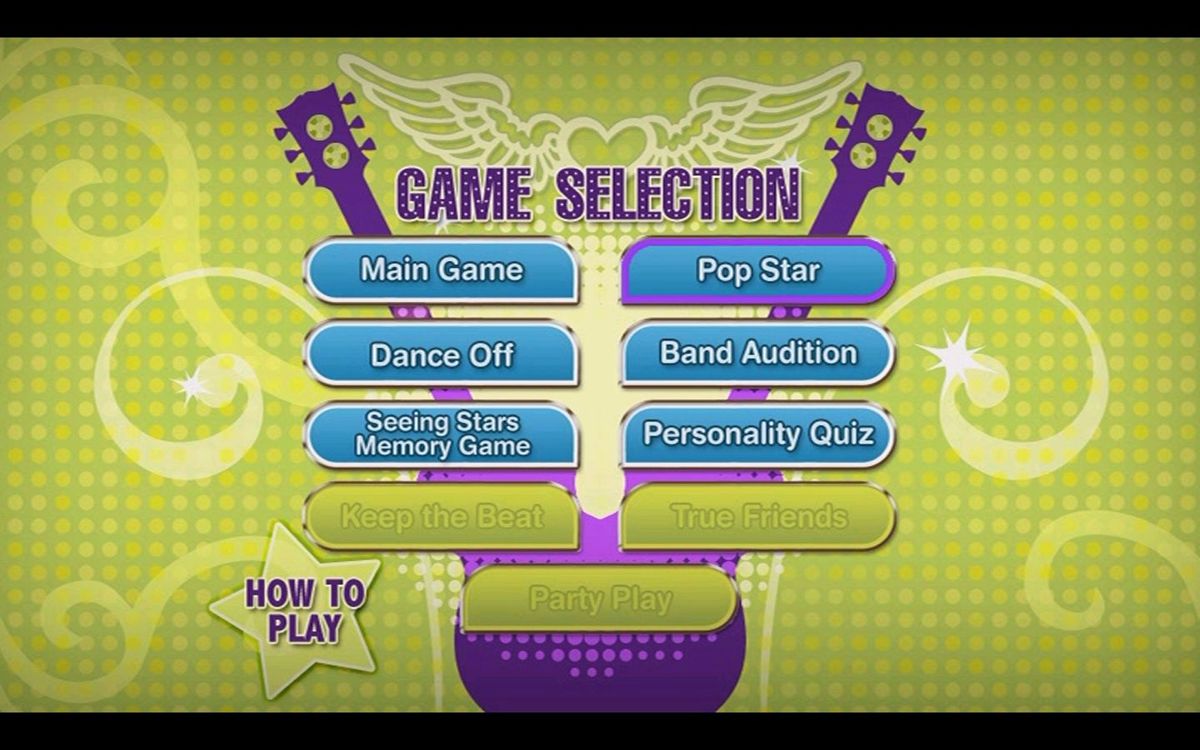 Screenshot of Disney Hannah Montana: DVD Game (DVD Player, 2008 ...