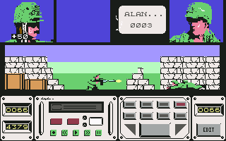 Screenshot of Combat Course (Commodore 64, 1988) - MobyGames