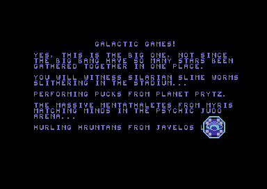 Galactic Games screenshots - MobyGames