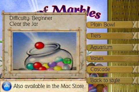Screenshot of Jar of Marbles (iPhone, 2010) - MobyGames