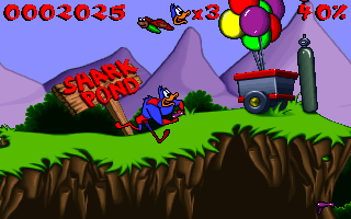 Screenshot of Crazy Drake (DOS, 1996) - MobyGames