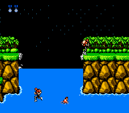 Screenshot of Contra (NES, 1988) - MobyGames