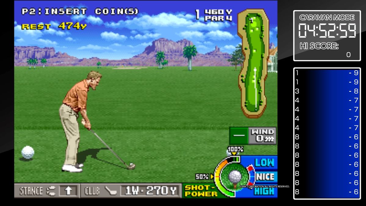 Screenshot of Neo Turf Masters (PlayStation 4, 1996) - MobyGames