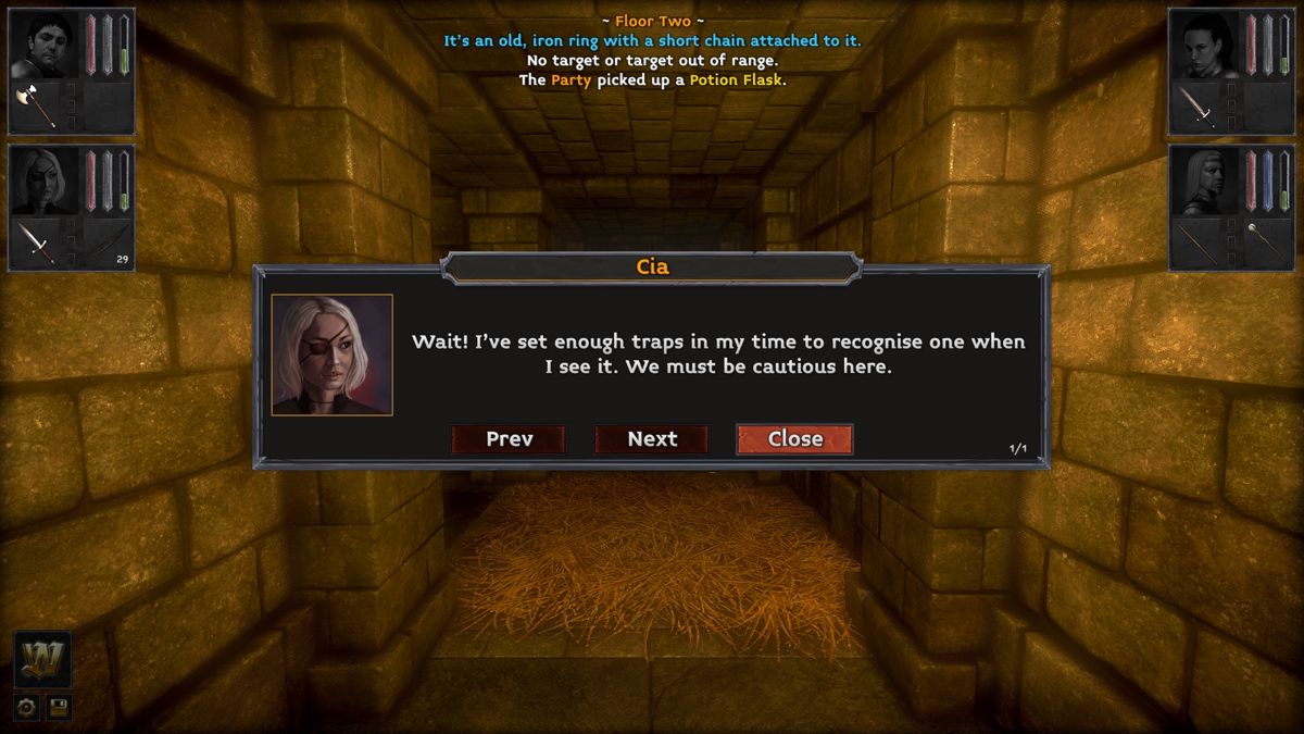 Screenshot of The Deep Paths: Labyrinth of Andokost (Windows, 2016 ...