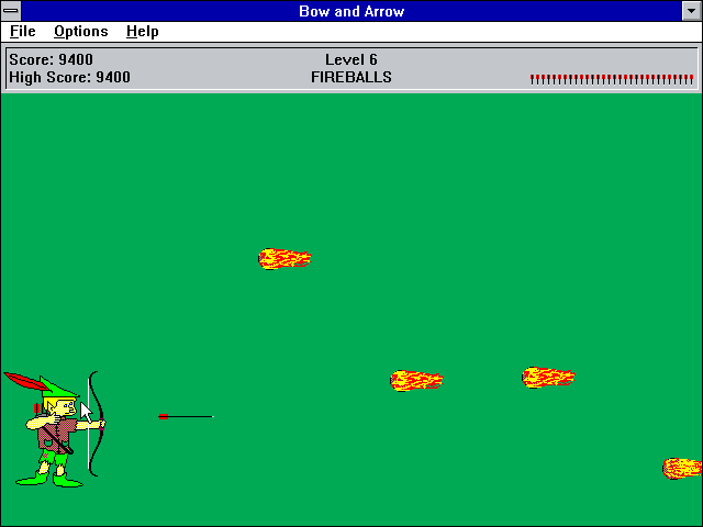 Screenshot of Bow and Arrow (Windows 3.x, 1992) - MobyGames
