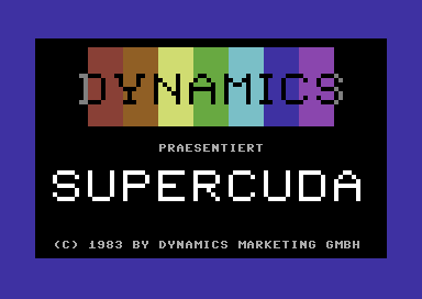 Screenshot of Supercuda (Commodore 64, 1983) - MobyGames