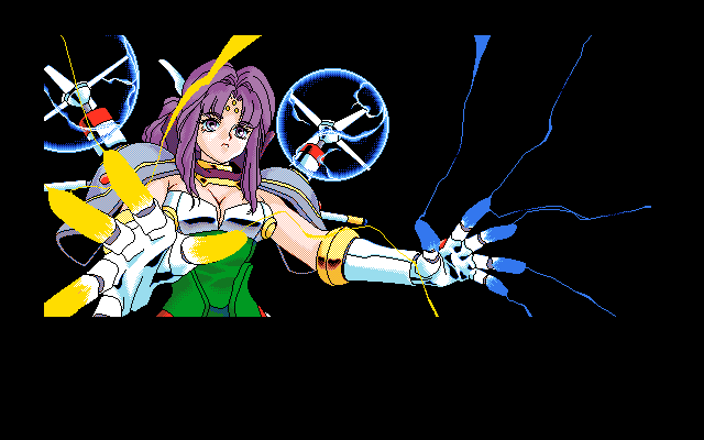 Screenshot of Princess Quest: Mahjong Sword (PC-98, 1995) - MobyGames