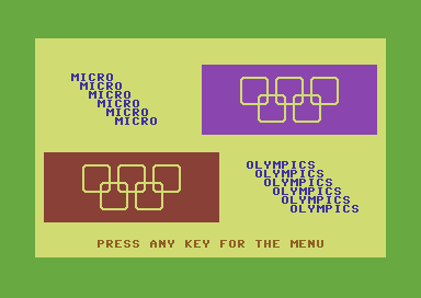 Micro Olympics screenshots - MobyGames