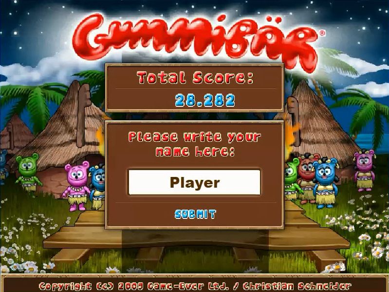Screenshot of The Gummibär Game (Browser, 2010) - MobyGames