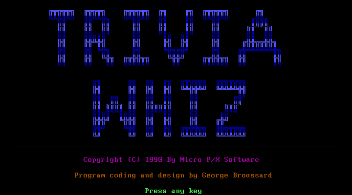 Trivia Whiz (1990) - MobyGames