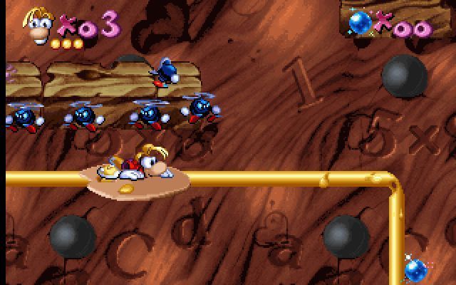 Screenshot of Maths and English with Rayman: Volume 3 (DOS, 1996 ...