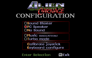 Screenshot of Alien Carnage (DOS, 1993) - MobyGames