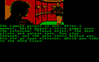 Screenshot of Fahrenheit 451 (DOS, 1984) - MobyGames