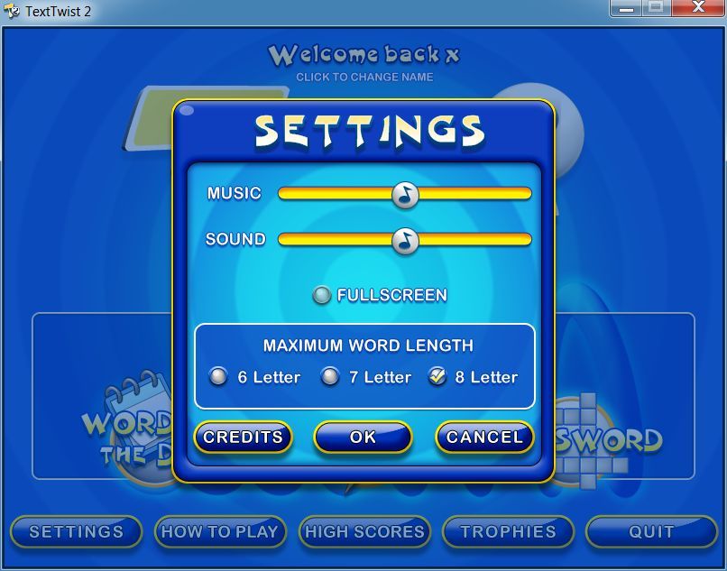 Screenshot of TextTwist 2 (Windows, 2008) - MobyGames