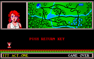 Screenshot of 177 (Sharp X1, 1986) - MobyGames