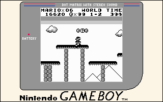 Screenshot of Super Mario Land (Game Boy, 1989) - MobyGames