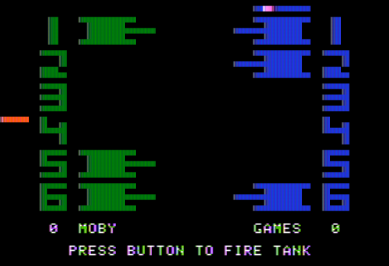 Screenshot of Tank Command (Apple II, 1980) - MobyGames
