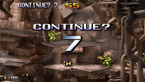 Screenshot of Metal Slug XX (PSP, 2010) - MobyGames