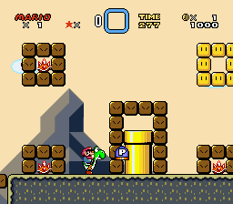 Screenshot of Super Mario World (SNES, 1990) - MobyGames