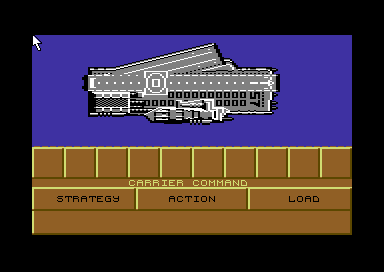 Screenshot of Carrier Command (Commodore 64, 1988) - MobyGames