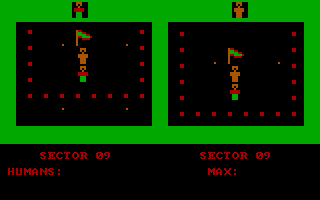 Screenshot of Bannercatch (PC Booter, 1984) - MobyGames