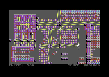 Screenshot of Spore (Commodore 64, 1987) - MobyGames