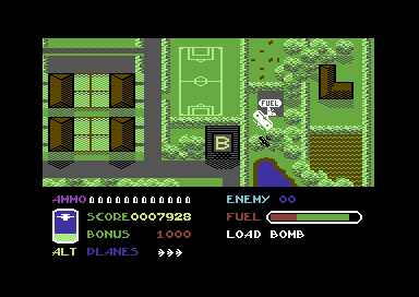 Screenshot of Arcade Flight Simulator (Commodore 64, 1989) - MobyGames