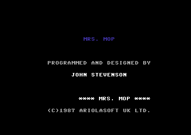 Mrs. Mop (1987) - MobyGames