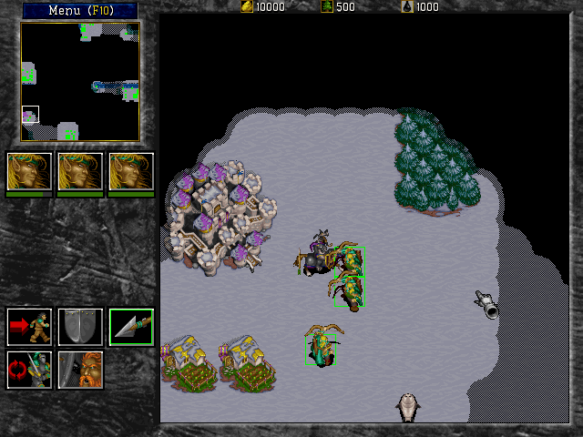 Screenshot of Morecraft for Warcraft II (DOS, 1996) - MobyGames