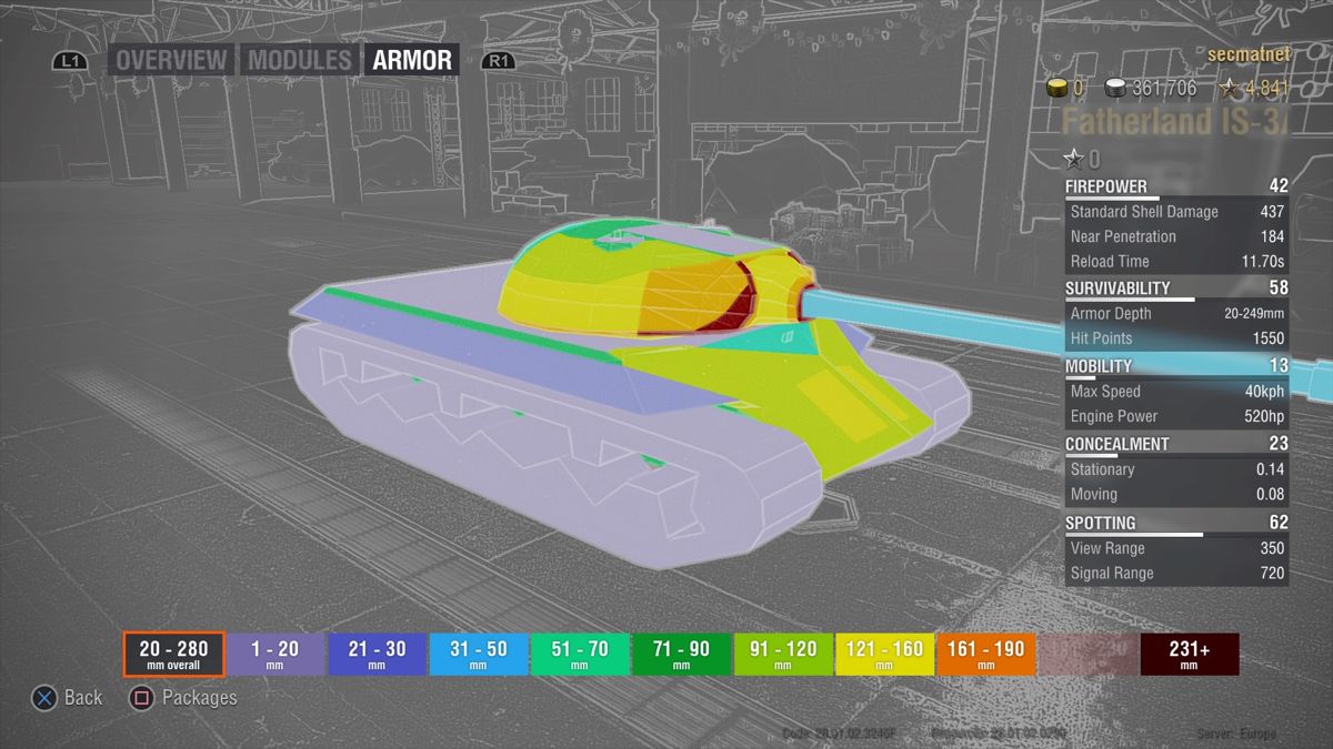 Screenshot of World of Tanks: Fatherland IS-3A Loaded (PlayStation 4 ...