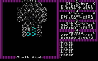 Screenshot of Exodus: Ultima III (DOS, 1983) - MobyGames