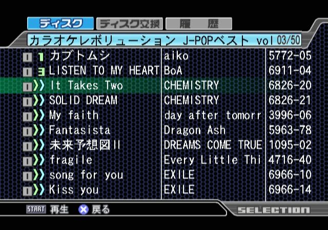 Screenshot of Karaoke Revolution: J-Pop Best - vol.2 (PlayStation 2 ...