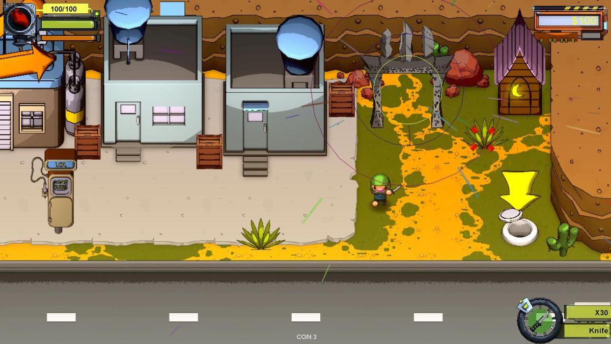 Screenshot of Neo-Now!: Forbidden Zone (Windows, 2017) - MobyGames