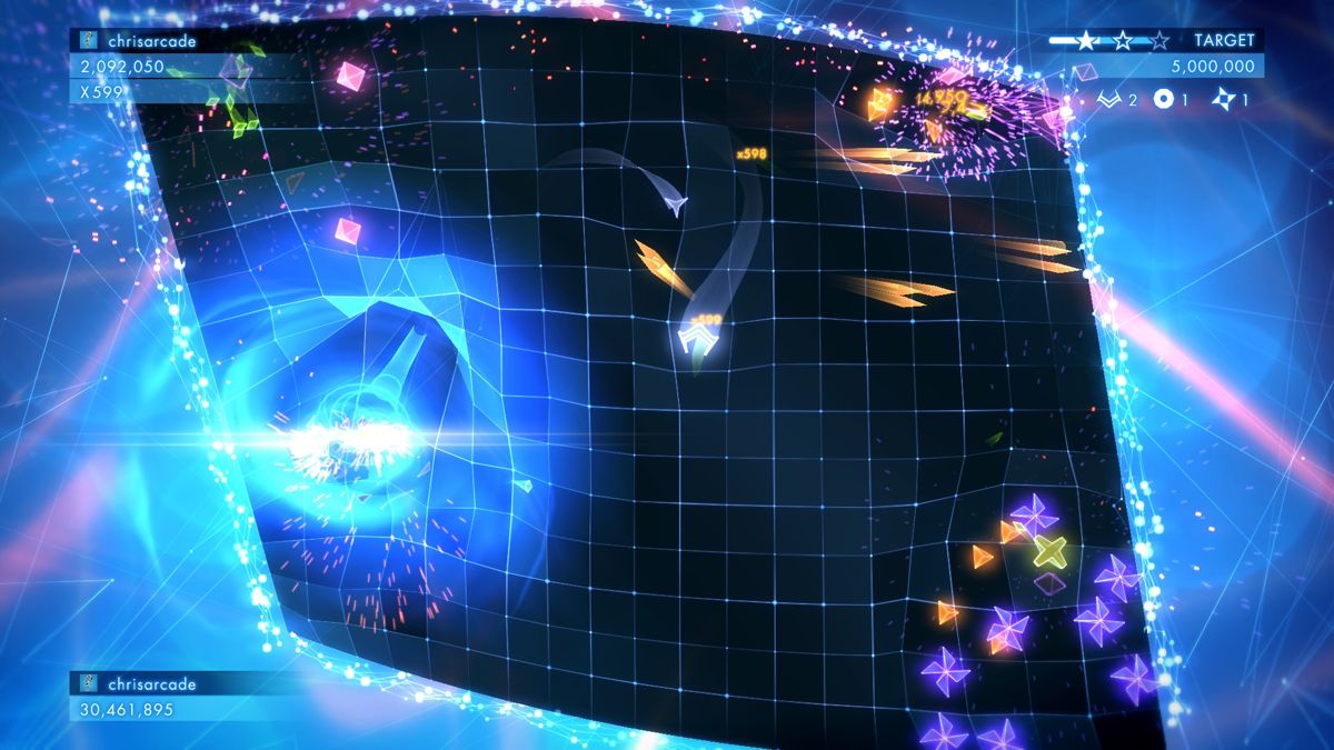 Screenshot of Geometry Wars 3: Dimensions - Evolved (Xbox One, 2014 ...