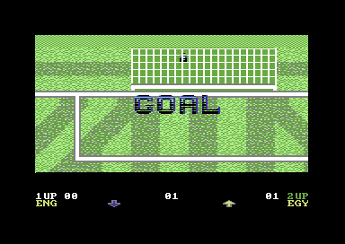 Screenshot of World Championship Soccer (Commodore 64, 1989) - MobyGames