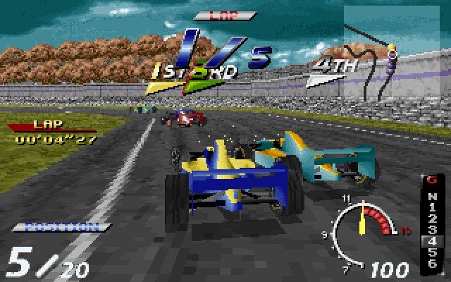 Screenshot of Speed Haste (DOS, 1995) - MobyGames