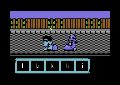 Screenshot of First Class with the Shoe People (Commodore 64, 1991 ...