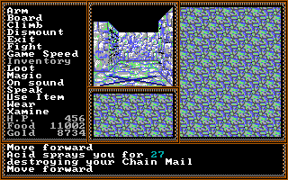 Screenshot of Questron II (DOS, 1988) - MobyGames