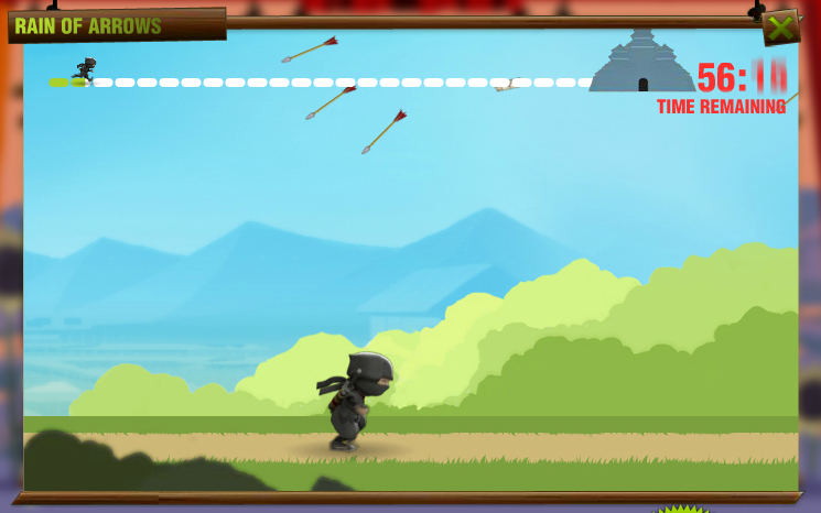 Screenshot of Rain of Arrows (Browser, 2009) - MobyGames