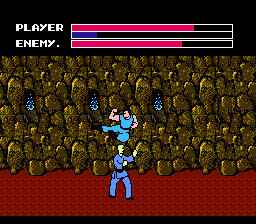 Screenshot of Fighting Road (NES, 1988) - MobyGames