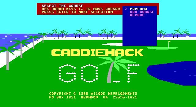 Caddiehack (1994) - MobyGames