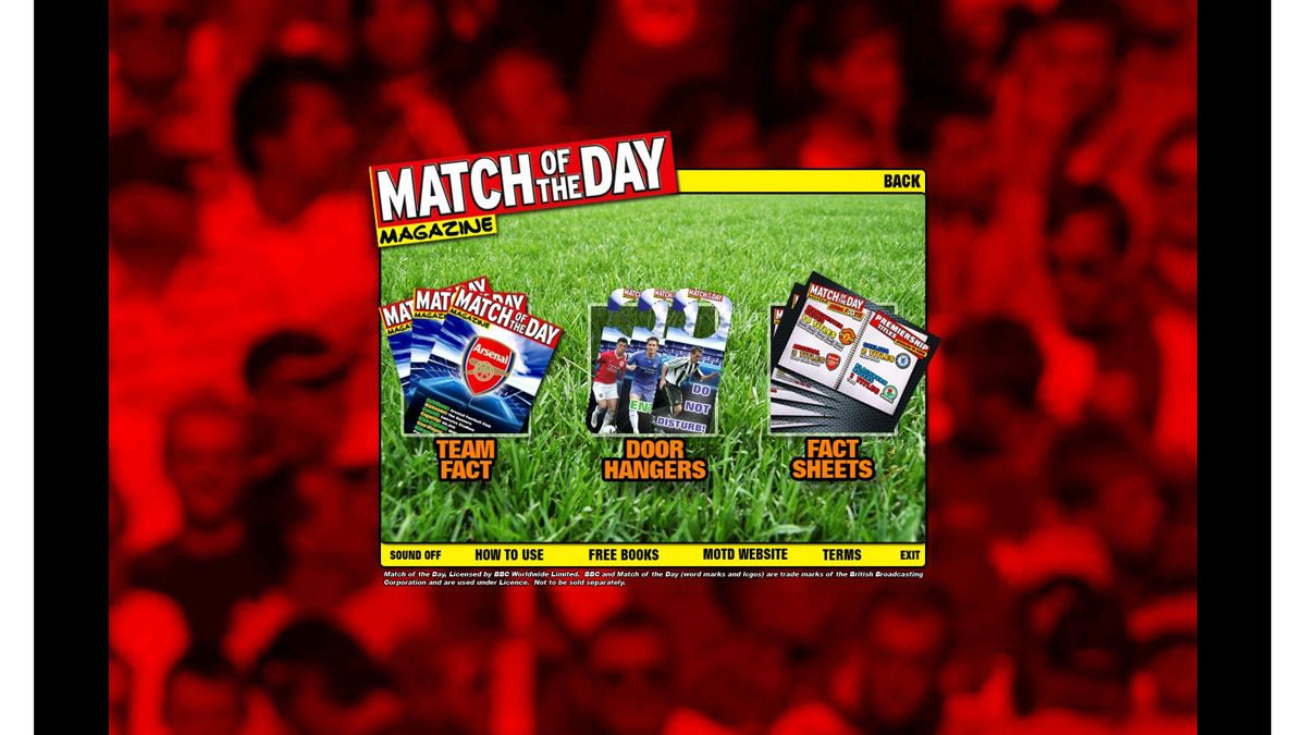 Screenshot of Mega Footy! CD-ROM (Windows, 2008) - MobyGames