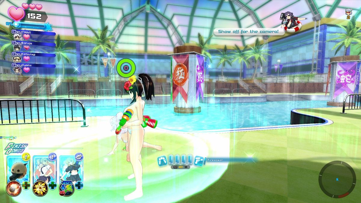 Screenshot of Senran Kagura: Peach Beach Splash (PlayStation 4, 2017) - MobyGames